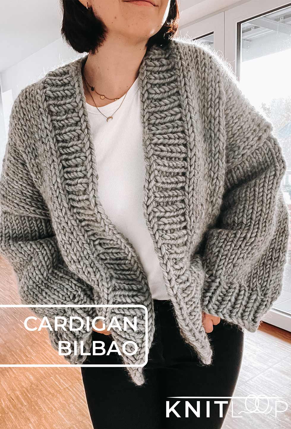 Strickanleitung Cardigan Bilbao – KNITLOOP