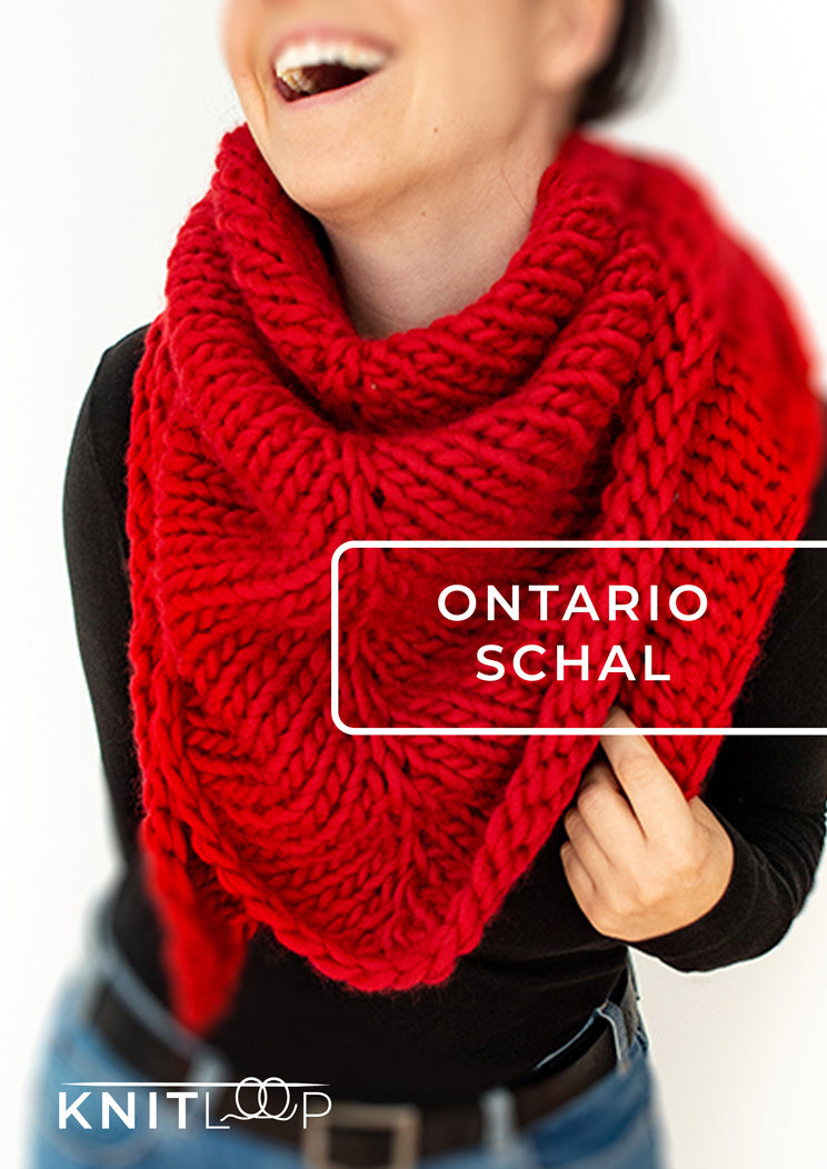 Ontario Schal Strickanleitung – KNITLOOP