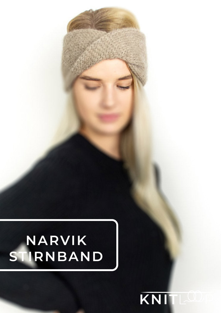 Narvik Stirnband Strickanleitung | Knitloop – KNITLOOP