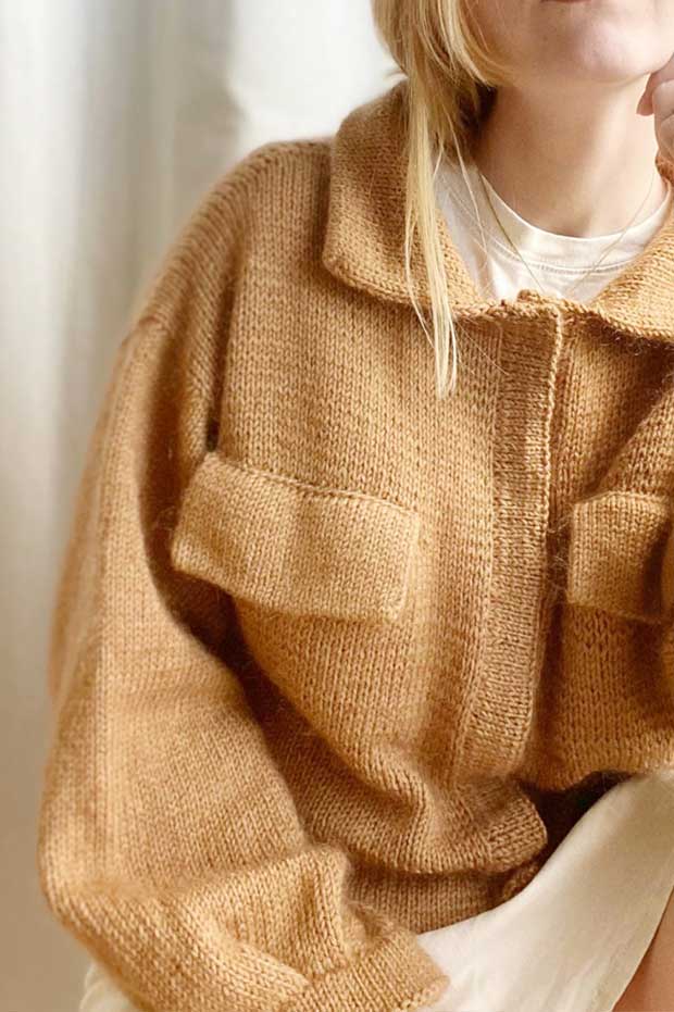 Mave's jacket by Sharins - Wool package | 100% SWEET ALPACA + SHINY YA – KNITLOOP